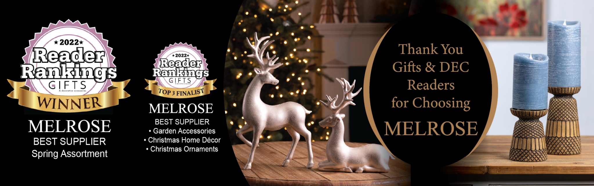 Wholesale Home, Holiday, Giftable Décor! > Melrose International